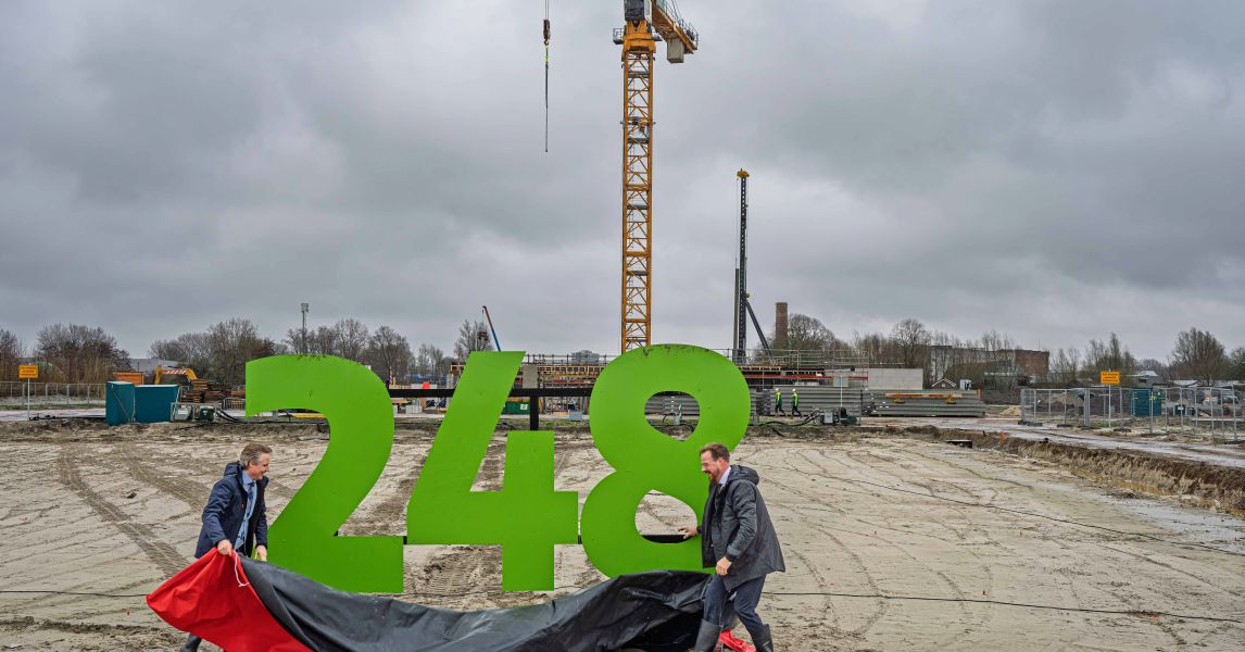 248 woningen in aanbouw in De Suikerzijde